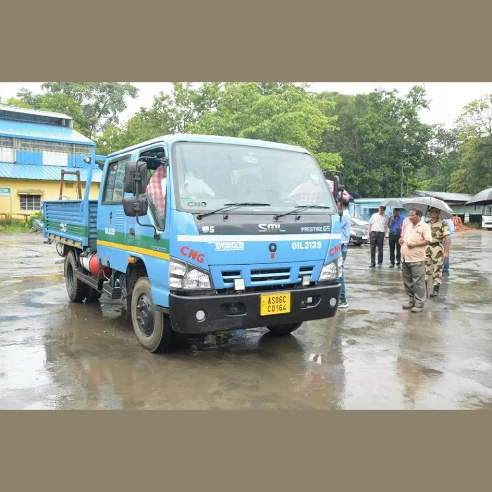 OIL Logistics Department introduces CNG based company vehicles